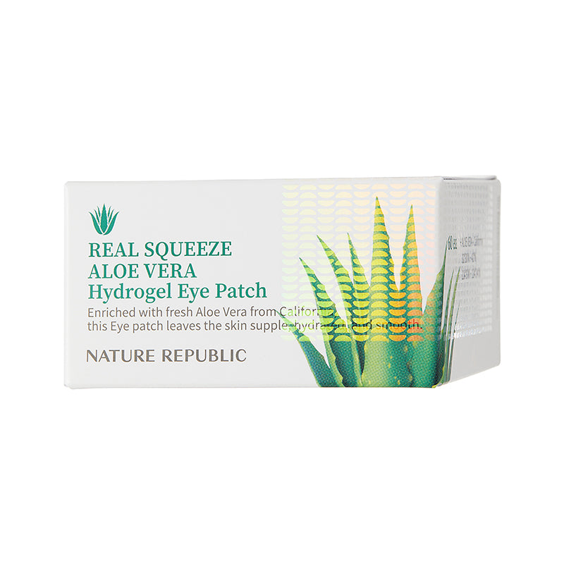 Real Squeeze Aloe Vera Hydrogel Eye Patch – Nature Republic UK