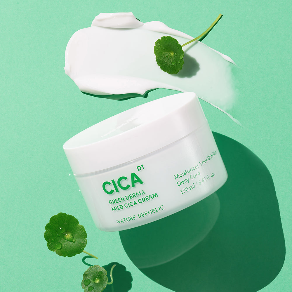 Green Derma Mild Cica Cream – Nature Republic UK